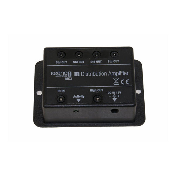 Keene IR Distribution Amp Kit (including black panel mount IR receiver ...